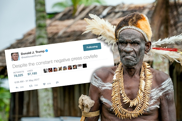 Covfefe wist niets van Trump's tweet