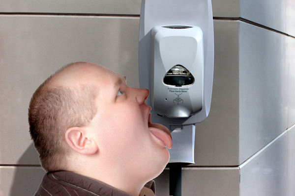 Verslaafde Peter blij met alcoholdispensers